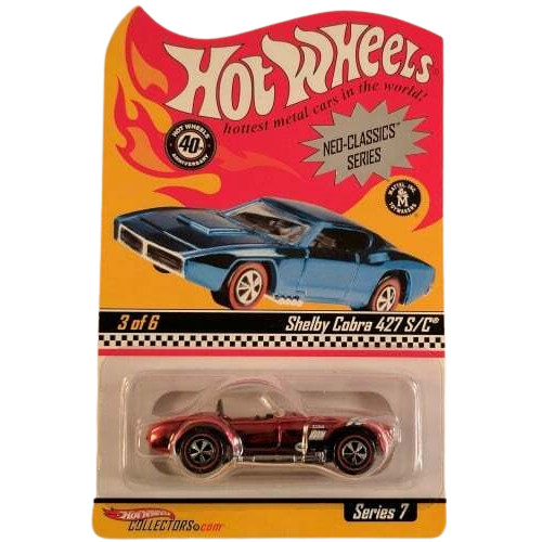 Hot Wheels 2008 Red Line Club Shelby Cobra 427 S/C Price Guide