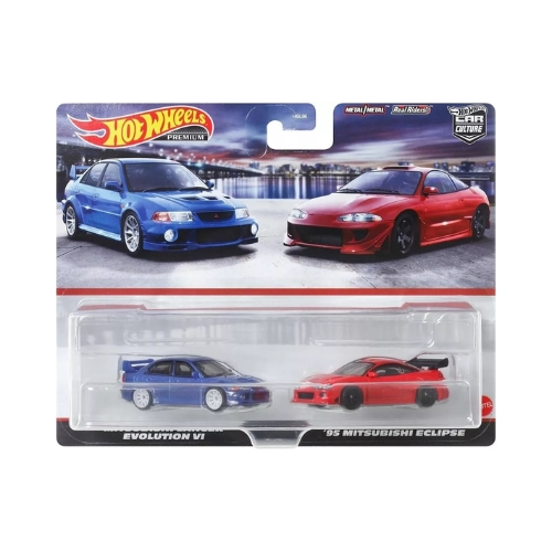 Hot Wheels 2023 Car Culture 2-Packs Mitsubishi Lancer Evolution VI ...