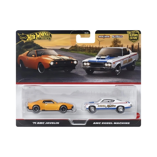 Hot Wheels 2025 Car Culture 2-Packs '71 AMC Javelin & AMC Rebel Machine ...